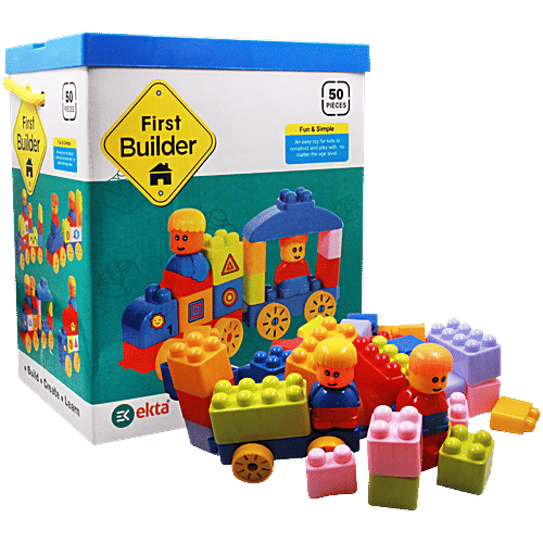 Buy Ekta First Builders Building Blocks Online at Best Price of Rs 289 ...