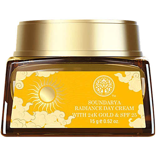 Buy Forest Essential Soundarya Radiance Day Cream With 24K Gold & SPF ...