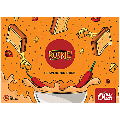 Buy Ruskle Chilly Cheese Flavoured Rusk Online at Best Price of Rs 103. ...