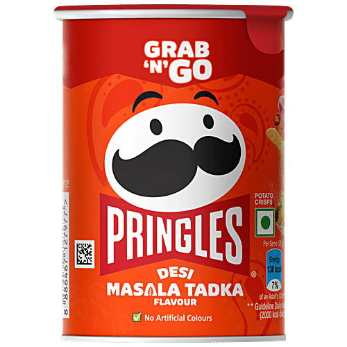 Buy Pringles Desi Masala Tadka Flavour Potato Crisps Online at Best ...