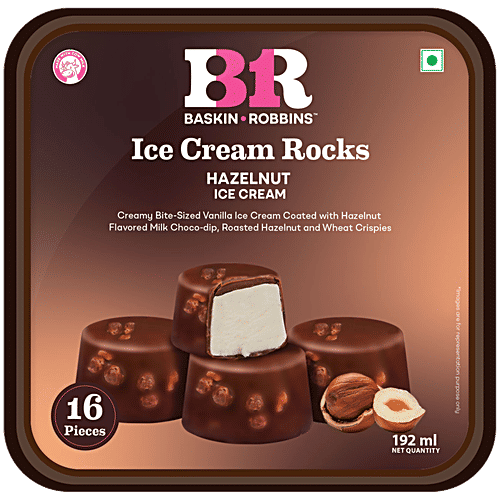 Buy Baskin Robbins Bite-Sized Hazelnut Ice Cream Rocks Online at Best ...