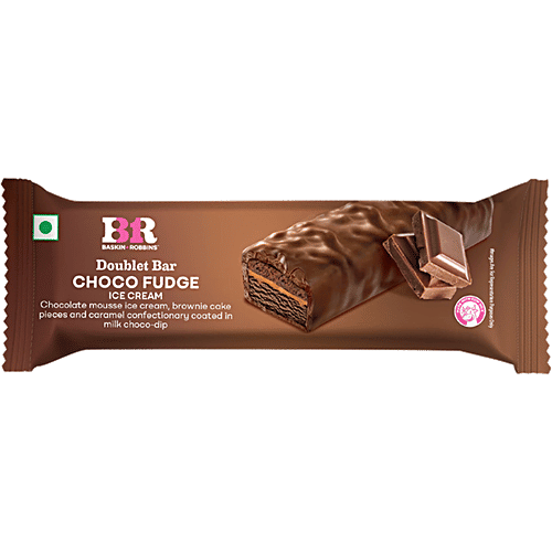 Buy Baskin Robbins Choco Fudge Doublet Bar Stickless Ice Cream Online ...