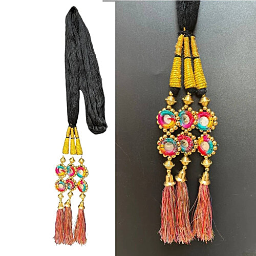 Buy Creative Space Punjabi Style Paranda Hair Accessory - Multicolour ...