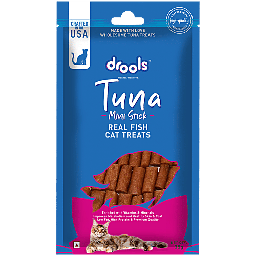 Buy Drools Tuna Mini Stick Real Fish Cat Treats Online at Best Price of ...