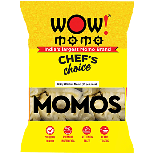 Buy Wow! Momo Spicy Chicken Momos - Super Saver Party Pack Online at ...