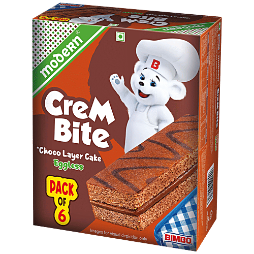 Buy MODERN Crem Bite Choco Layer Cake Online at Best Price of Rs 70 ...