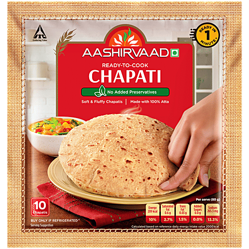 Buy Aashirvaad Ready To Cook Chapati Online at Best Price of Rs 75 ...