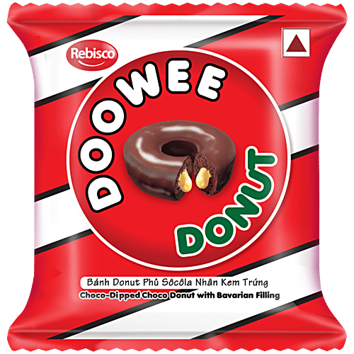 Buy Doowee Choco-Dipped Donut With Bavarian Filling Online at Best ...