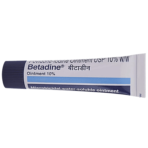 Buy Betadine Ointment - Microbicidal Water Soluble Online at Best Price ...