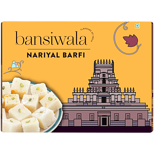 Buy Bansiwala Nariyal Barfi Online at Best Price of Rs 155 - bigbasket