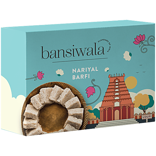 Buy Bansiwala Nariyal Barfi Online at Best Price of Rs 155 - bigbasket