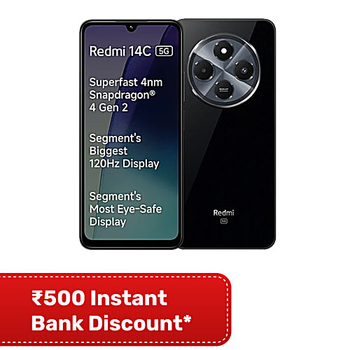 Buy Redmi 14C 5G (6GB RAM, 128GB, Stargaze Black) Online at Best Price ...