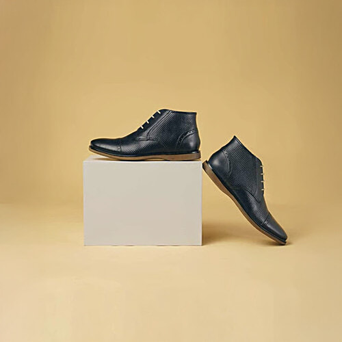 Buy Ruosh Men's Green Derby Boots Online at Best Price of Rs 5990 ...
