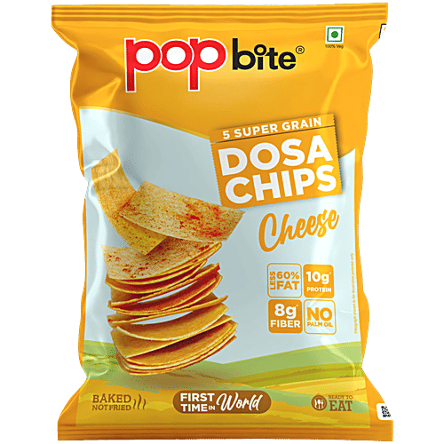 Buy Pop Bite Cheese Dosa Chips 5 Super Grain Online at Best Price of Rs ...