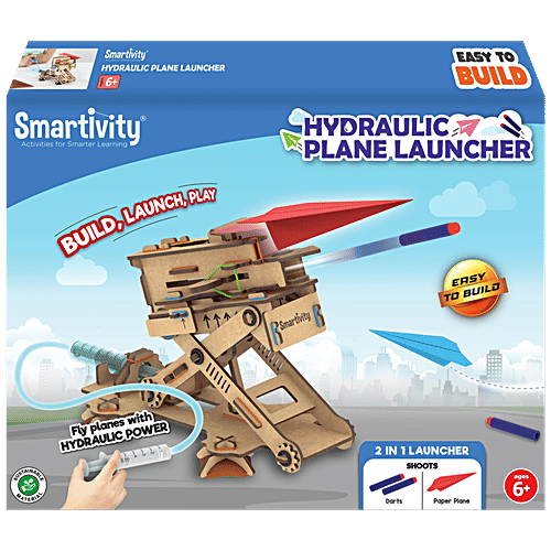 Buy Smartivity Hydraulic Launcher - 2 In 1 For Darts & Paper Plane ...