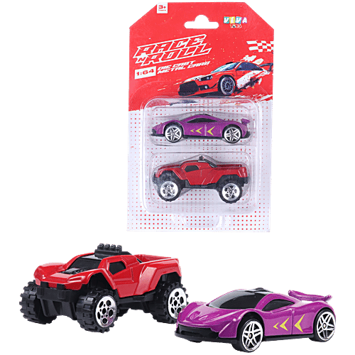 Buy Veva Toys Race N Roll 1:64 Die Cast Metal Cars - MC.TR, 3+ Years ...