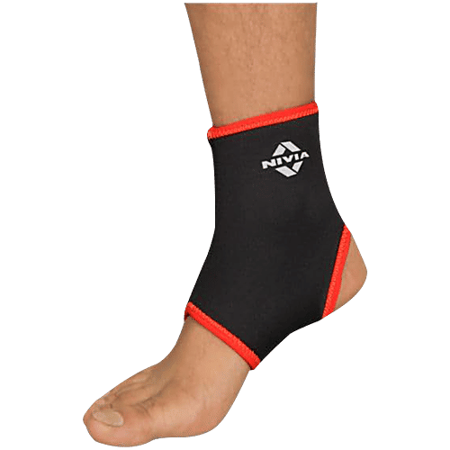 Buy Nivia Orthopedic Ankle Support Slip In Type - Black & Red Online at ...