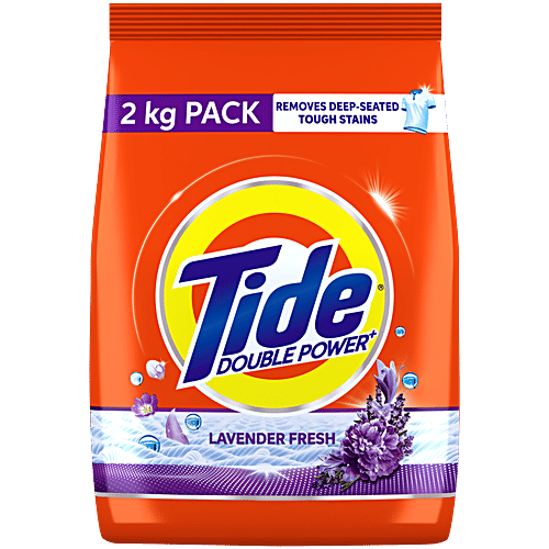 Buy Tide Double Power Lavender Fresh Laundry Detergent Powder Online at ...