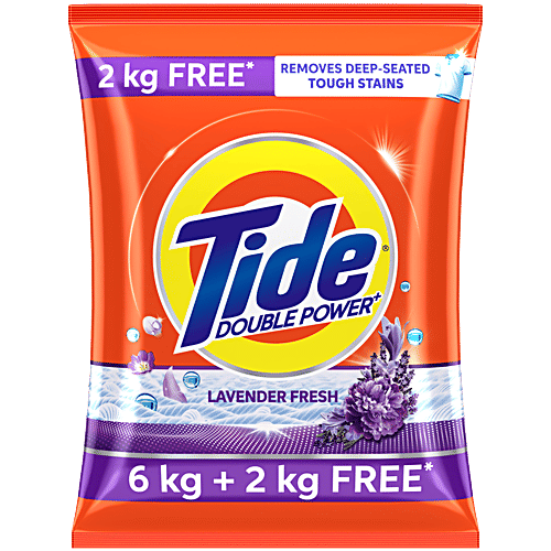 Buy Tide Double Power Lavender Fresh Laundry Detergent Powder Online at ...