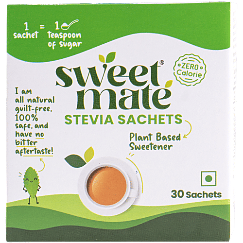 Buy SWEETMATE Plant Based Sweetener Stevia Online at Best Price of Rs ...