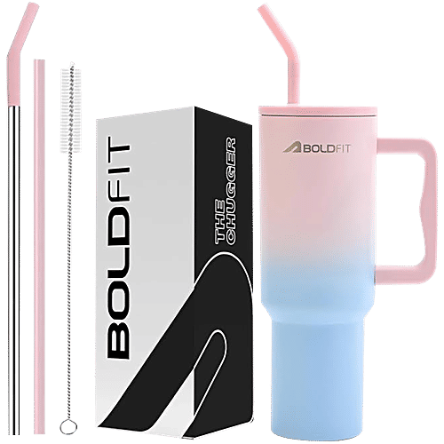 Buy Boldfit Stainless Steel Double Insulated Sipper Tumbler/Bottle ...