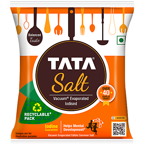 Buy Tata Salt Vacuum Evaporated Iodised Online at Best Price of Rs 30 ...