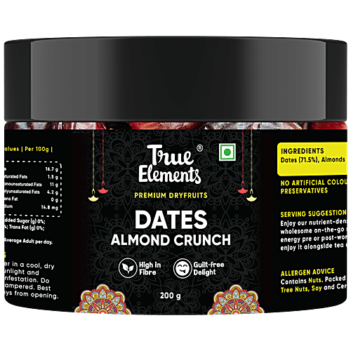Buy True Elements Dates With Almond Crunch Online at Best Price of Rs ...