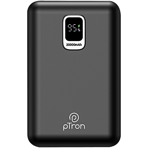 Buy pTron Dynamo Ultra 20000mAh 22.5W Power Bank, Supports VOOC/Wrap ...