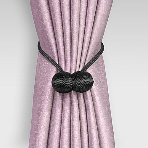 Buy bb home Adjustable Curtain Strap With Buckle - Black Online at Best ...