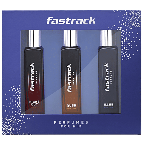 Buy Fastrack Gift Pack Perfume For Men - Night Out, Rush, Ease For Him ...