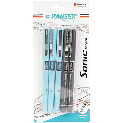 Buy Hauser Sonic Gel Pen - Blue & Black Ink Online at Best Price of Rs ...