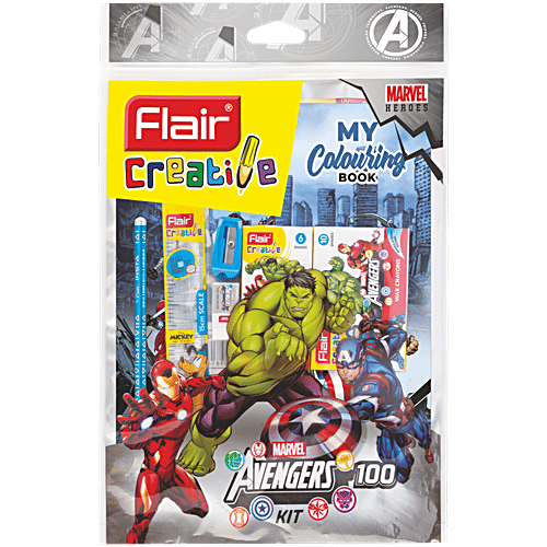 Buy Flair Creative Marvel Avenger Kit 100 Online at Best Price of Rs 62 ...