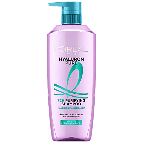 Buy L'Oreal Paris Hyaluron Pure 72H Purifying Shampoo Online at Best ...