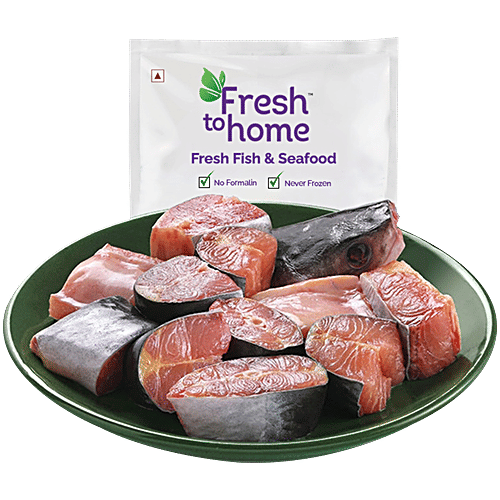 Buy FreshtoHome Fresh Indian Baasa/Pangasius - Bengali Cut, May Include ...