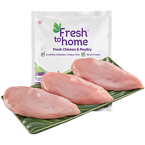 Buy FreshtoHome Premium Boneless Chicken Breast Fillet Online at Best ...