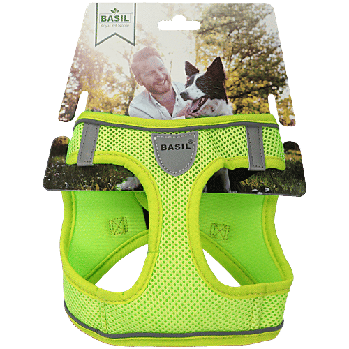 Buy Basil Adjustable Mesh Harness - For Cats, Green Online at Best ...