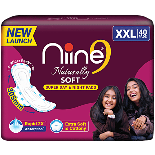Buy Niine Naturally Soft Day & Night Pads - XXL Online at Best Price of ...