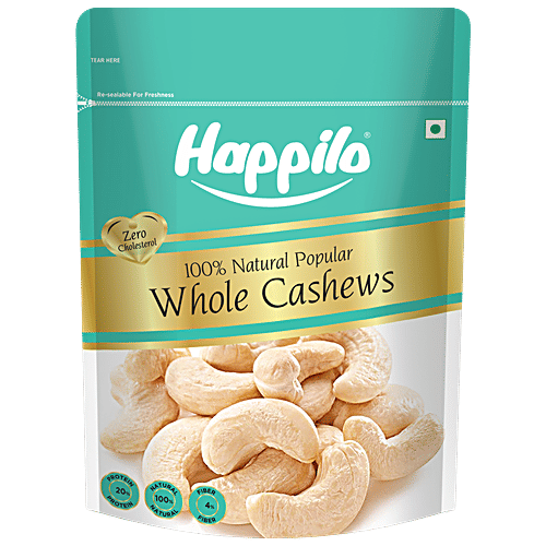 Buy Happilo 100% Natural Popular Whole Cashews Online at Best Price of ...