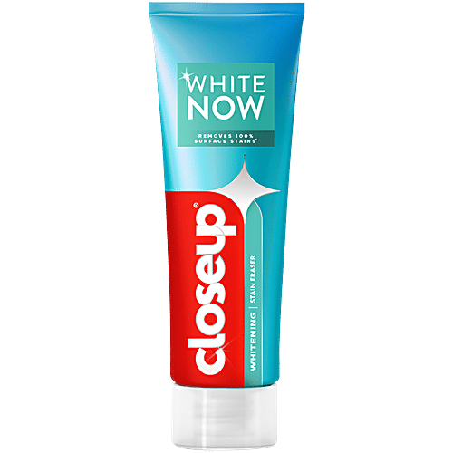 Buy Closeup White Now Stain Eraser Toothpaste Online at Best Price of ...