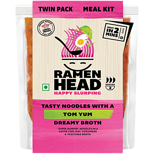 Buy Ramenhead Noodles With Tom Yum Dreamy Broth - Twin Pack Meal Kit ...