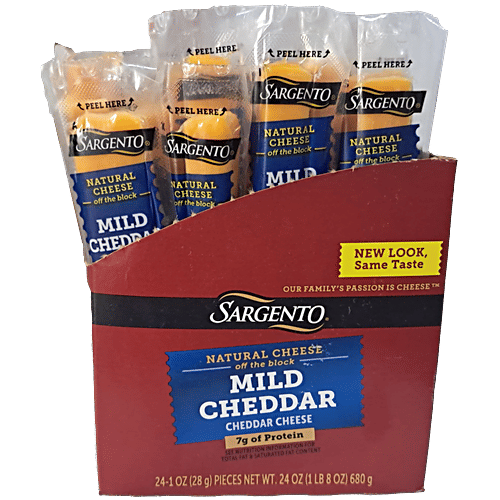Buy Sargento Mild Cheddar Cheese Sticks Online at Best Price of Rs 1880 ...