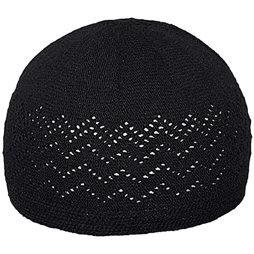 Buy Pearlfiesta Muslim Prayer Cotton Cap - For Men, Black Online at ...
