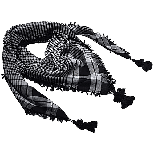 Buy Pearlfiesta Small Check Pattern Cotton Desert Scarf/Shemagh ...