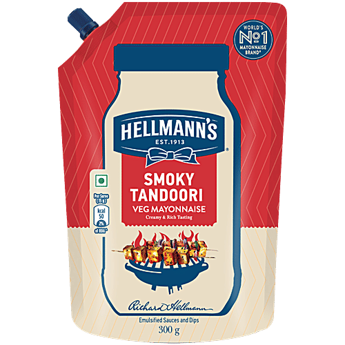 Buy Hellmann's Smoky Tandoori Veg Mayonnaise Online at Best Price of Rs ...