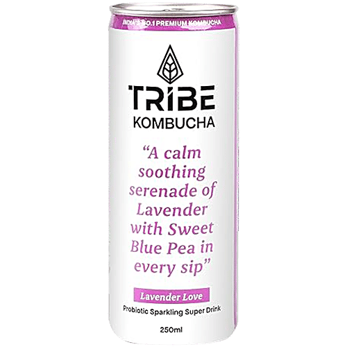 Buy Tribe Kombucha - Lavender Love, Probiotic Sparkling Super Drink ...