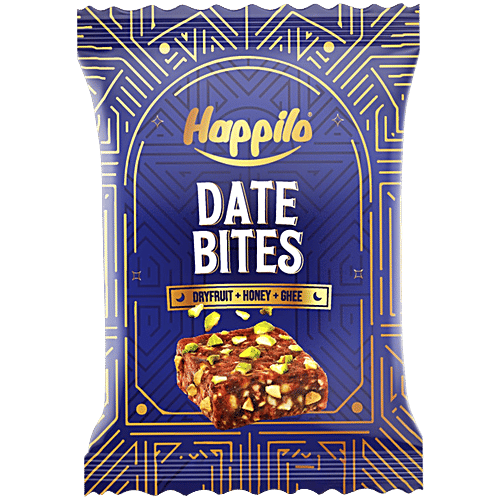 Buy Happilo Date Bites - Dry Fruit + Honey + Ghee Online at Best Price ...
