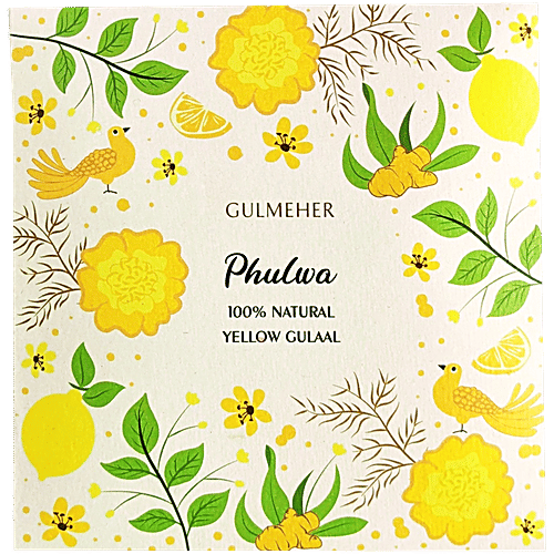 Buy Gulmeher Phulwa Natural Yellow Gulaal Online at Best Price of Rs 69 ...