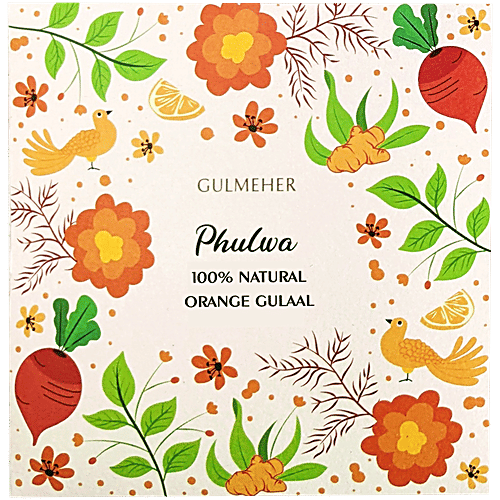 Buy Gulmeher Phulwa Natural Orange Gulaal Online at Best Price of Rs 69 ...