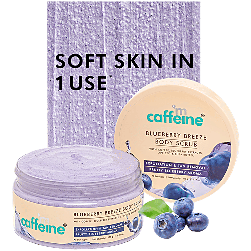 Buy mCaffeine Blueberry Breeze Body Scrub Online at Best Price of Rs ...