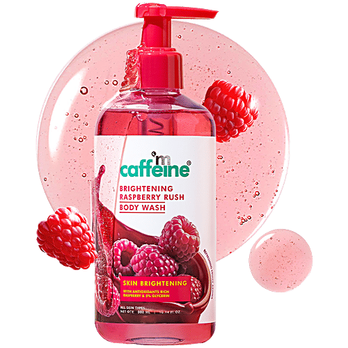 Buy mCaffeine Brightening Raspberry Rush Body Wash Online at Best Price ...
